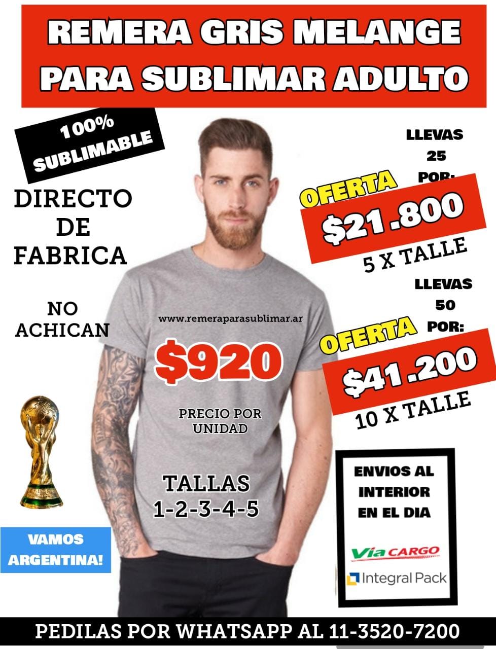Sublimar Remeras | Colección Online
